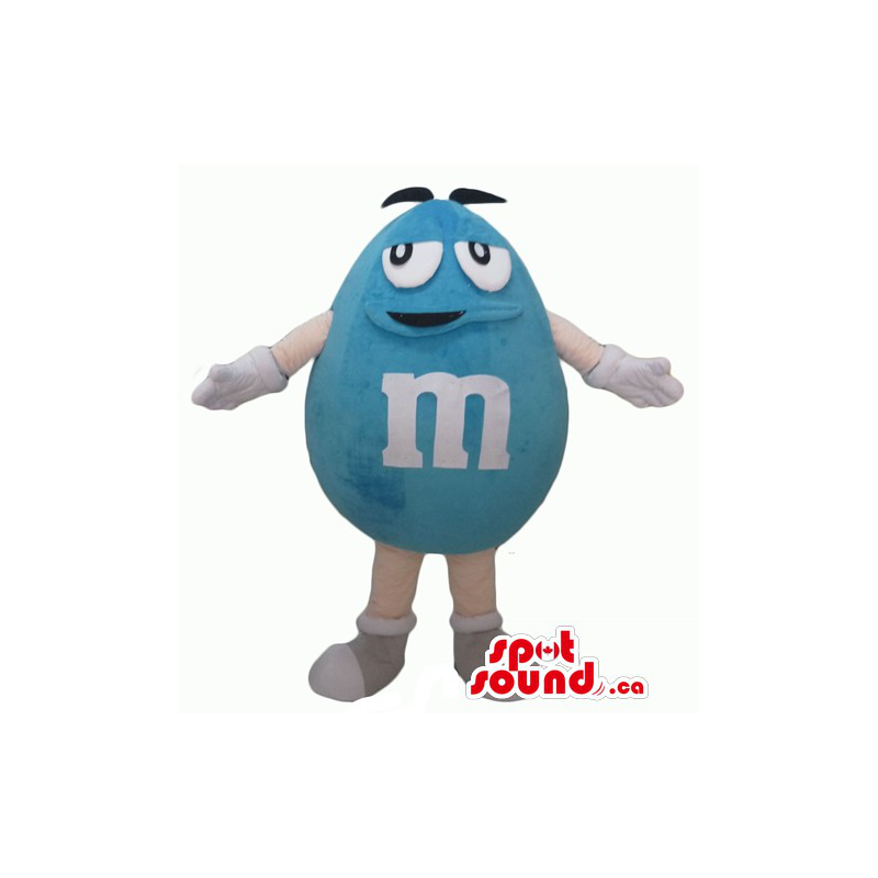Happy male orange M&M's Candy Mascot with white gloves and shoes ...