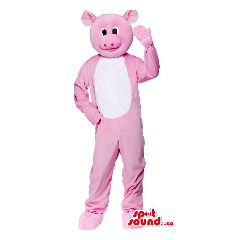 Peppa Pig in red dress cartoon character Mascot costume - SpotSound ...