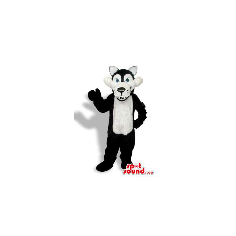 Kind gray Wolf Mascot costume wild animal fancy dress - SpotSound ...