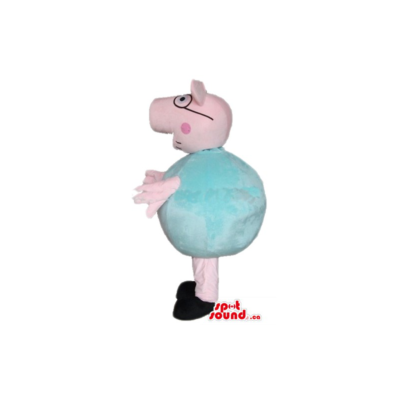 Peppa and George Pigs cartoon character Mascot costume - SpotSound ...