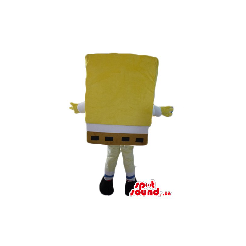 Yellow SpongeBob cartoon character Mascot costume fancy dress ...