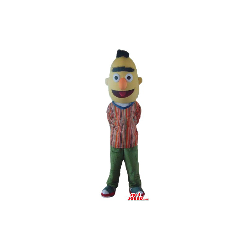 Bert and Ernie cartoon character Mascot costume fancy dress - SpotSound ...