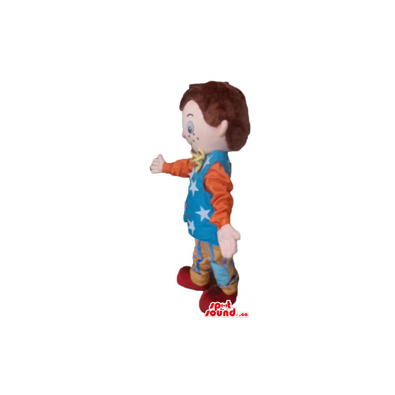 Mr Tumble young boy cartoon character Mascot costume - SpotSound ...