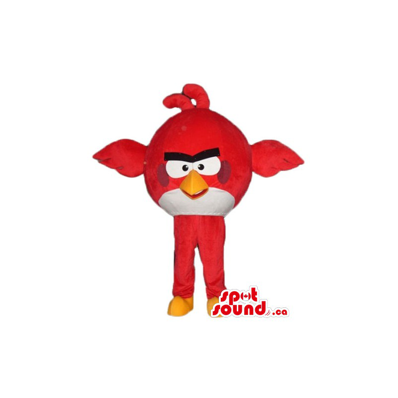 Red round bird cartoon character Mascot costume fancy dress - SpotSound ...